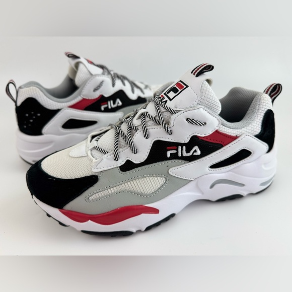 Fila | Shoes | Fila Mens Ray Tracer Whiteblackredgray Mesh Running ...